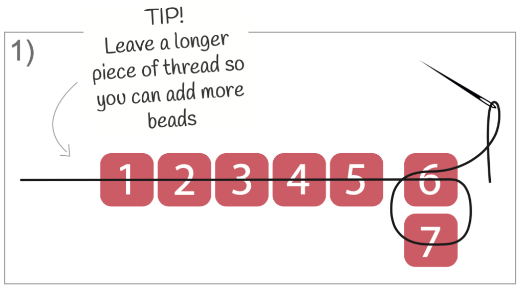Ladder stitch / Square stitch | MiyukiBeading